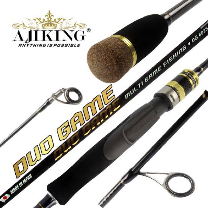 Jual ROD AJIKING DUO GAME SPINNING FREE 1 top Ul | Shopee Indonesia