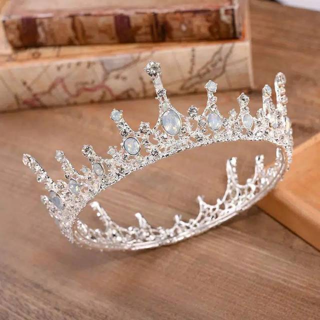 Jual Crystal Circle Crown Mahkota Pengantin Mahkota Pernikahan ...