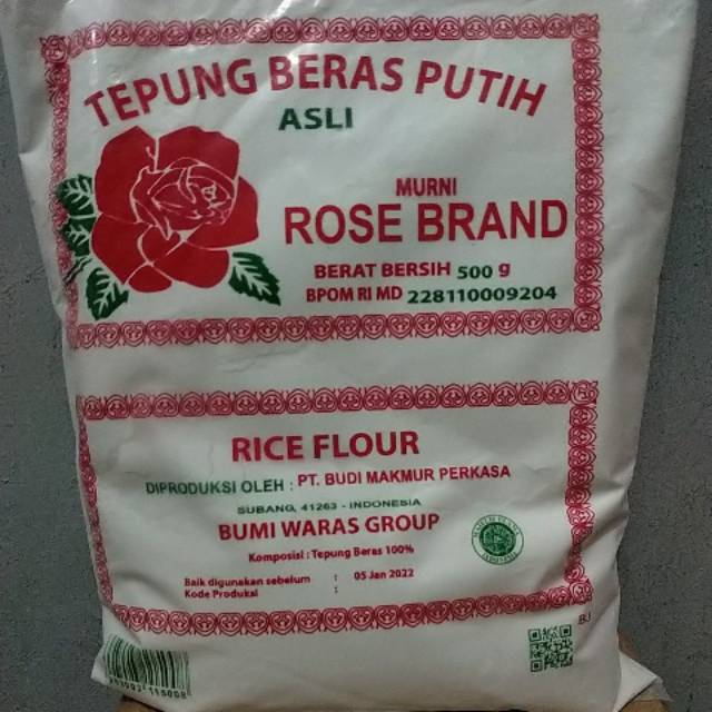 Jual Tepung Beras ROSE BRAND kemasan 500gr | Shopee Indonesia