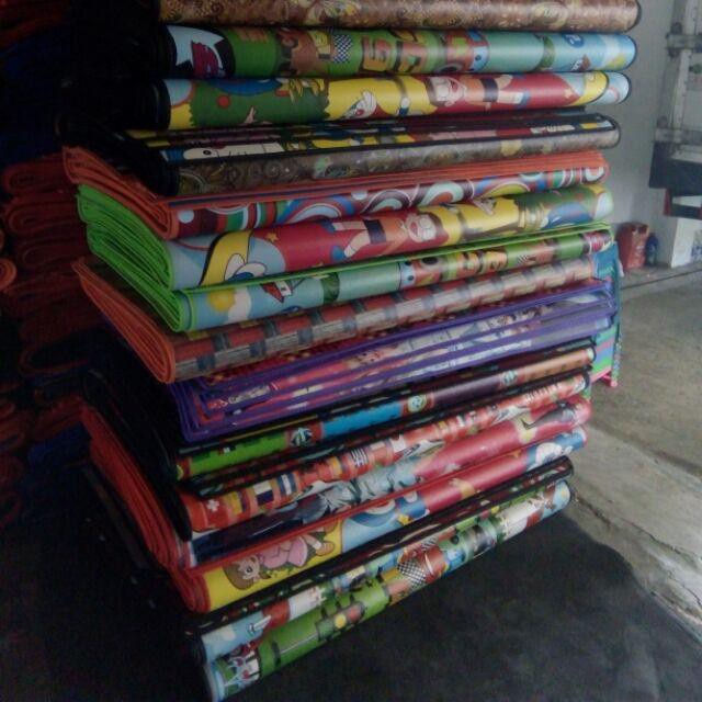 Jual [GROSIR] TIKAR MOTIF 120X150CM KARTUN SPONS KARPET ALAS TAHAN AIR ...