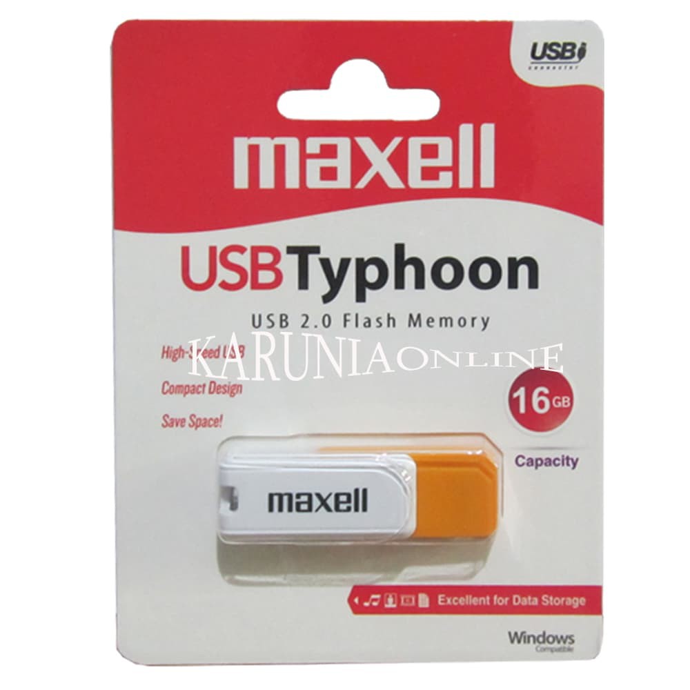 Jual Maxell USB Flashdisk Typhoon 16GB | Shopee Indonesia