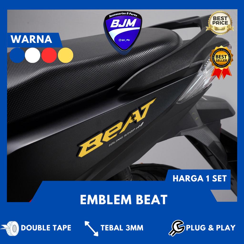 Jual EMBLEM BEAT TIMBUL LOGO BEAT BUKAN STICKER TIMBUL MOTOR EMBLEM ...
