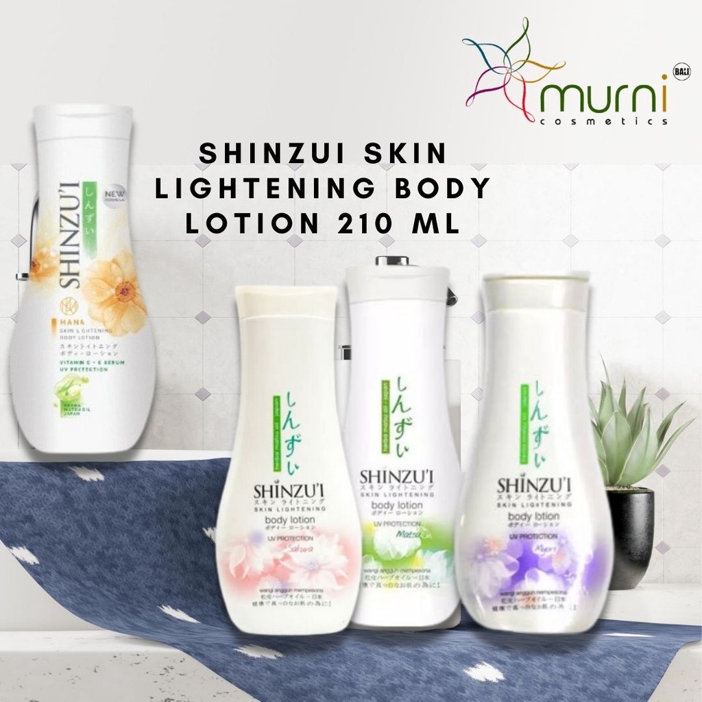 Jual Shinzui Skin Lightening Body Lotion 210 mL | Shopee Indonesia
