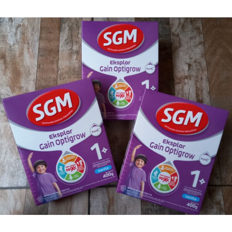Jual SGM GAIN OPTIGROW 400GR ED 2026 | Shopee Indonesia
