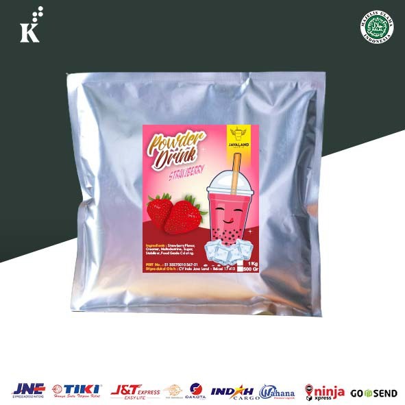 Jual Javaland Bubuk Minuman Rasa Strawberry 500 gram - Regular Plain ...