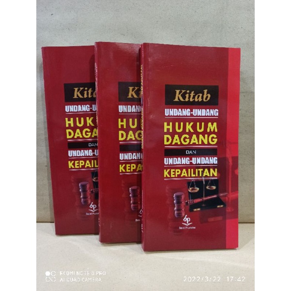Jual Kitab Undang-Undang Hukum Dagang ( KUHD ) by Prof. R. Subekti, S.H ...
