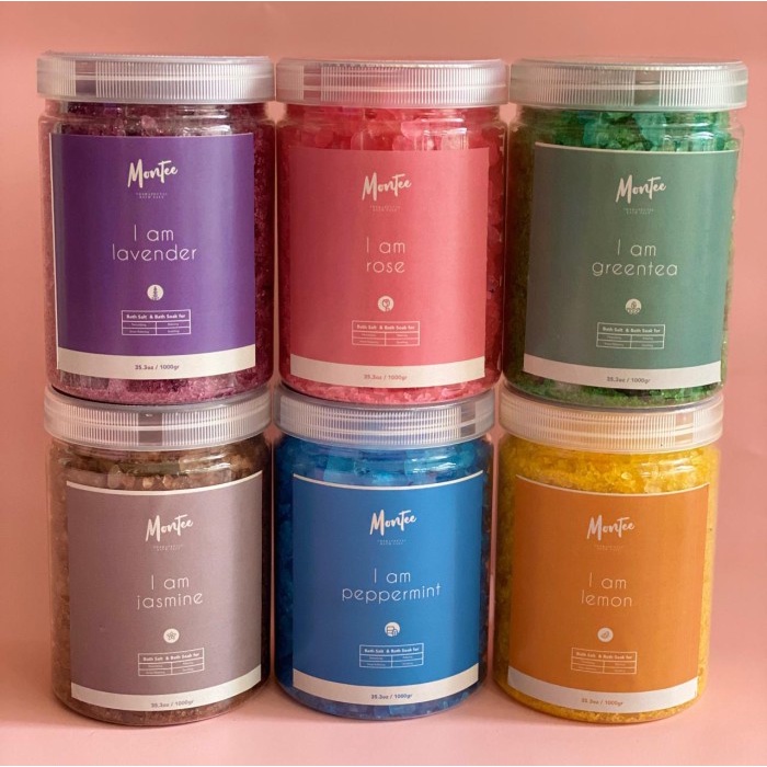 Jual Dimensi- Garam Foot Spa/ Sea Salt Spa/Garam Aroma 1 Set 6 Varian ...