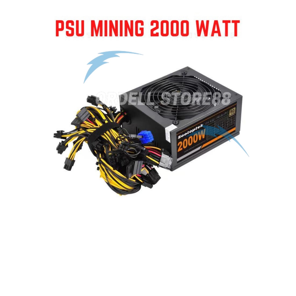 Jual PSU 2000 Watt - Sootoptek Power Supply 2000W Mining Crypto Coin ...