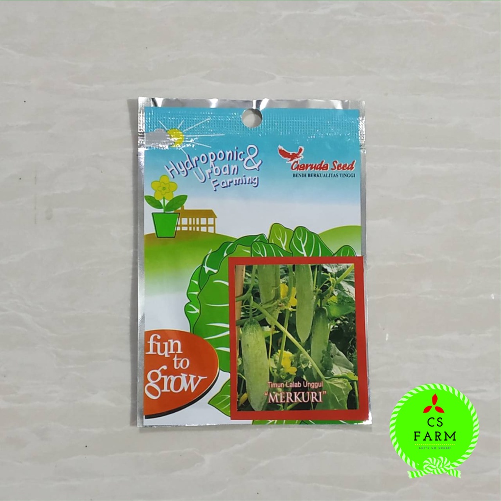 Jual Benih Biji Timun Lalap/ Lalab Hijau Urban Farming Garuda Seed ...
