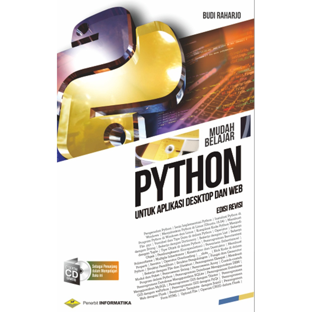 Jual Gramedia Bandung - Mudah Belajar Python Untuk Aplikasi Desktop Dan ...