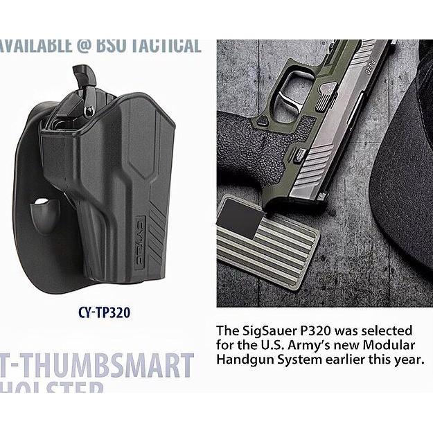 Jual Cytac Tactical Holster Sig Sauer P320 T-Thumbs Smart Holster ...