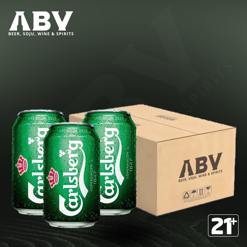 Jual Beer Carlsberg Kaleng 330ml / 1 Box Isi 24 Kaleng | Shopee Indonesia