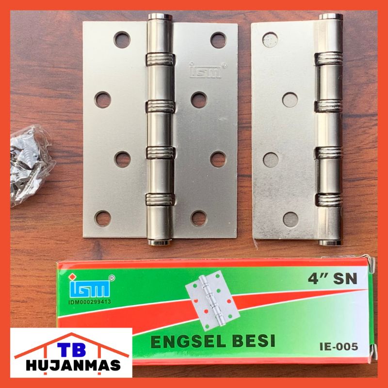 Jual IGM Engsel Besi Pintu Jendela 4” Inch IE 005 SN Hinge Kuat Terbaik ...