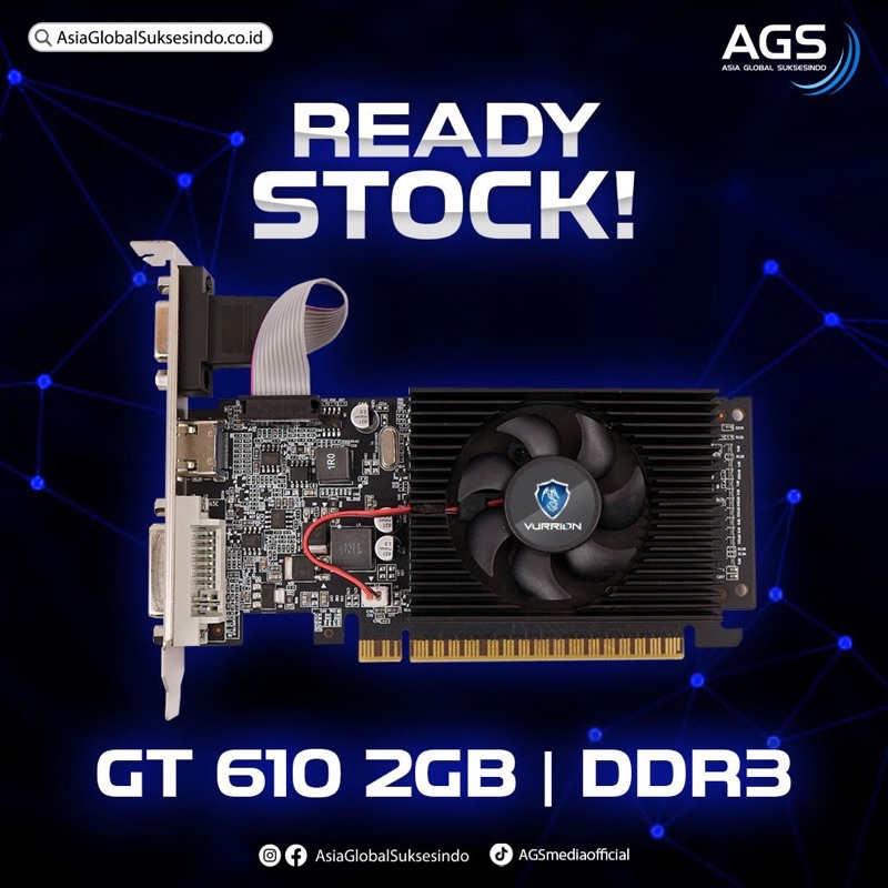 Jual VGA VURRION GT 610 2GB DDR3 | Shopee Indonesia