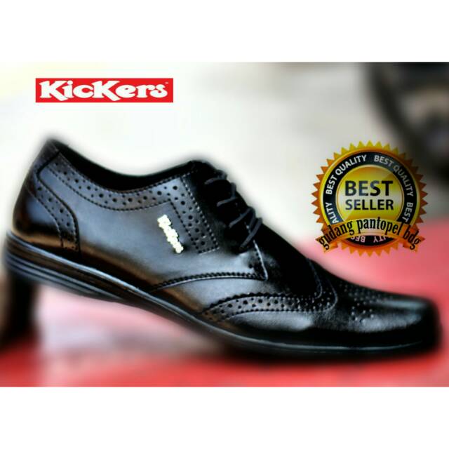 Jual SEPATU KANTOR KICKERS PRIA KERJA FORMAL KEREN ELASTIC ZIP PREMIUM ...