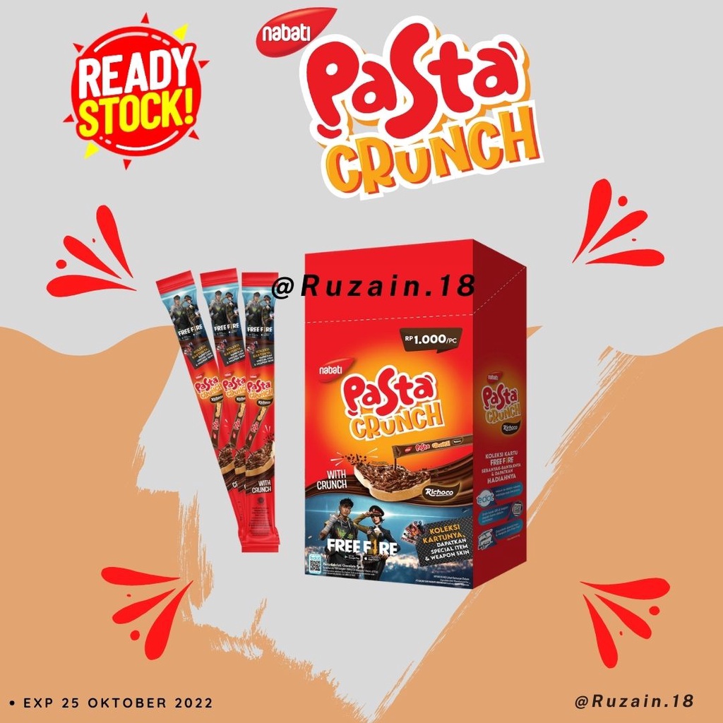 Jual 1PCS Nabati Richoco Pasta Crunch Coklat 10 gr | Shopee Indonesia