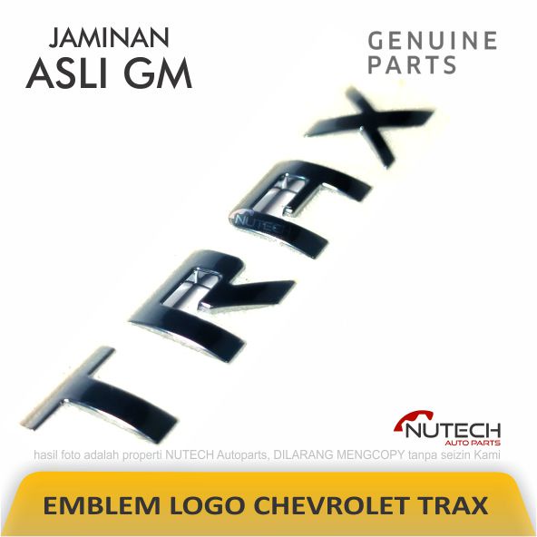 Jual Emblem Badge Logo Tulisan Chevrolet Trax Ori GM Asli | Shopee ...