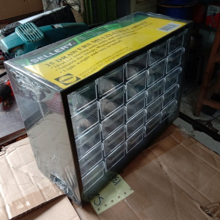 Jual Sellery Rak Komponen 25 Laci | Rak Susun 25 Susun Rak Drawers 25 ...