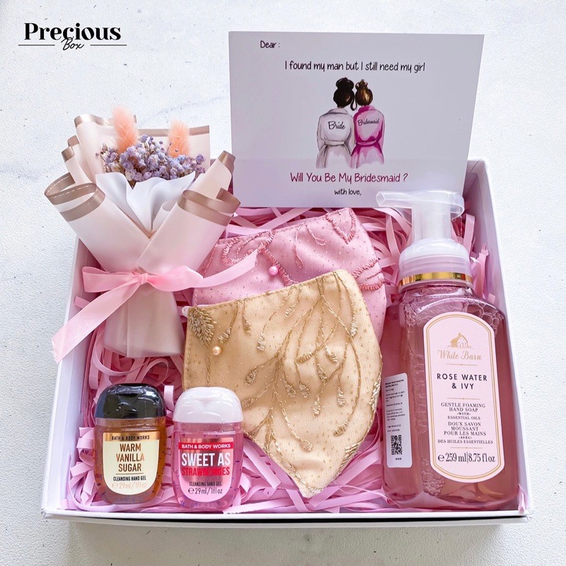 Jual BRIDESMAID BOX PACKAGE | PREMIUM HAMPERS | WHITE DAY VALENTINE ...