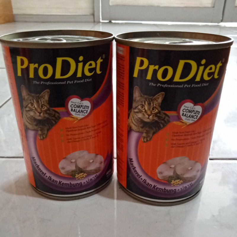 Jual Prodiet Kaleng Mackerel - Ikan Kembung/ Makanan Basah Kaleng 400Gr ...
