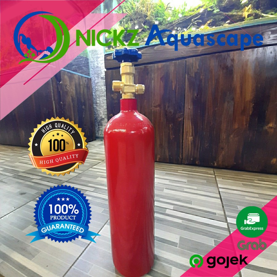 Jual tabung besi co2 3kg full isi for aquarium aquascape khusus grab ...