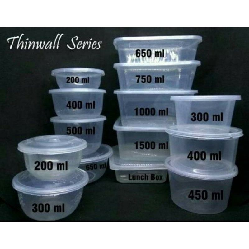 Jual THINWALL / FOOD CONTAINER / WADAH SALAD | Shopee Indonesia
