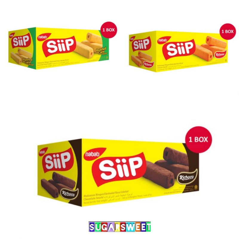 Jual SiiP Nabati Richeese / Richoco / Jagung Bakar Box isi 5 gr x 20 ...
