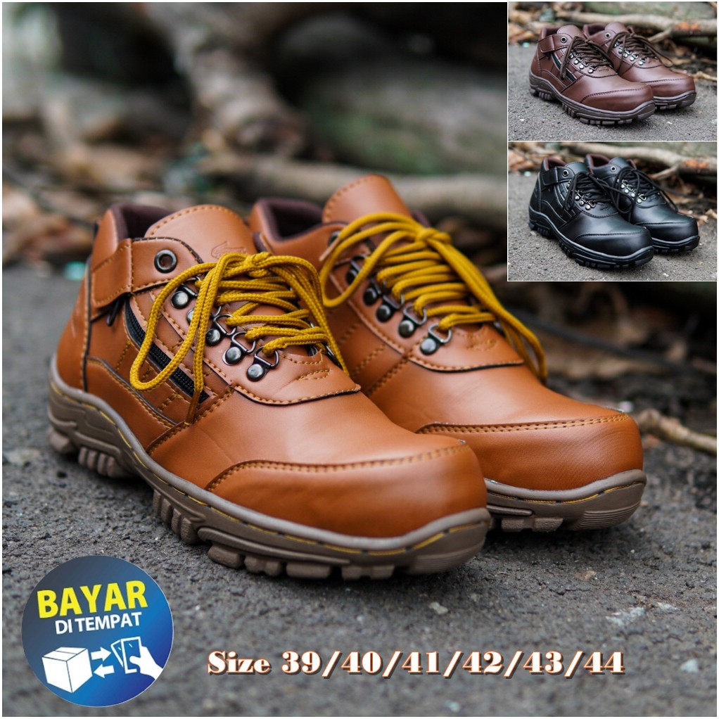 Jual BAYAR DI RUMAH !! Sepatu Boots pria Crocodile Morisey Low Sepatu ...