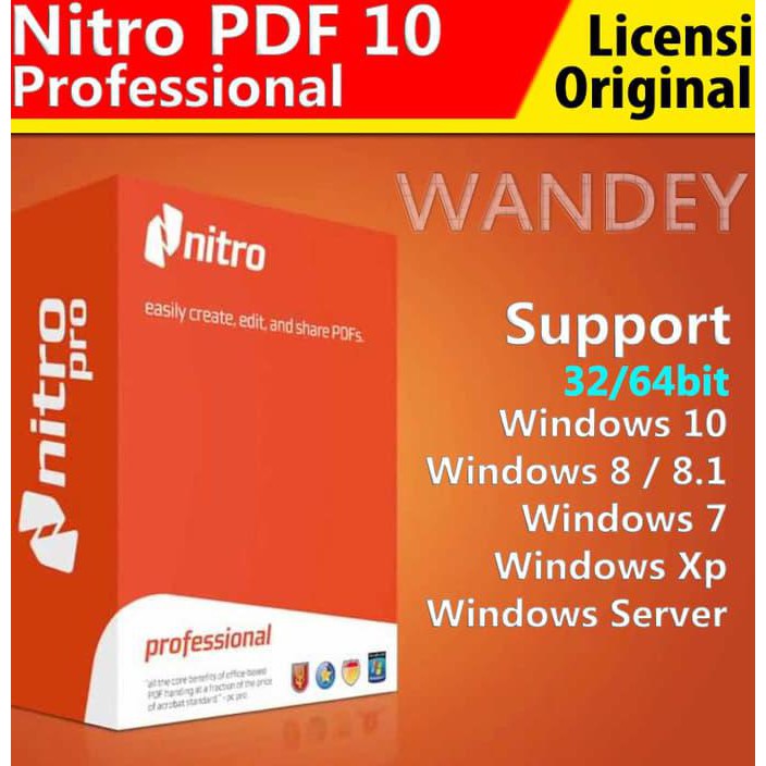 Jual NITRO PDF PRO 10 ENTERPRISE LISENSI PERMANENT 32/64 BIT For Windows | Shopee Indonesia