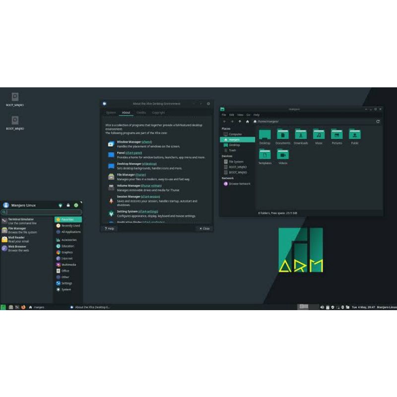 Jual Manjaro Linux All Version & Updated Linux OS Live DVD Installer ...