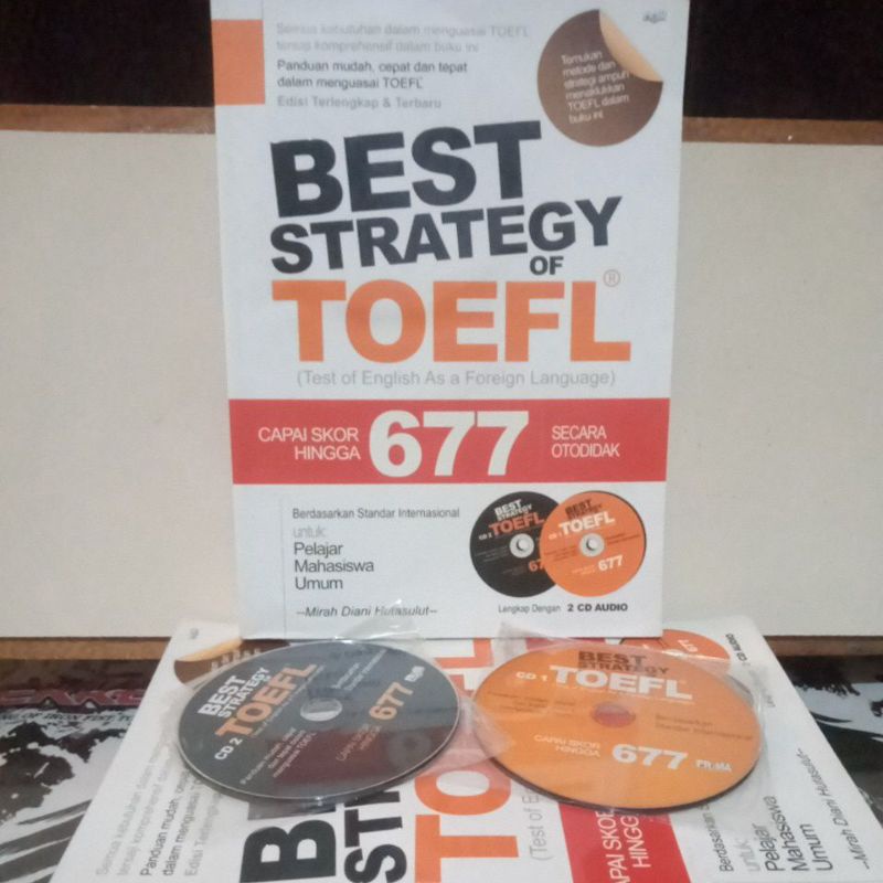 Jual Buku Bimbel - BEST STRATEGY of TOEFL ( Test of English As a ...