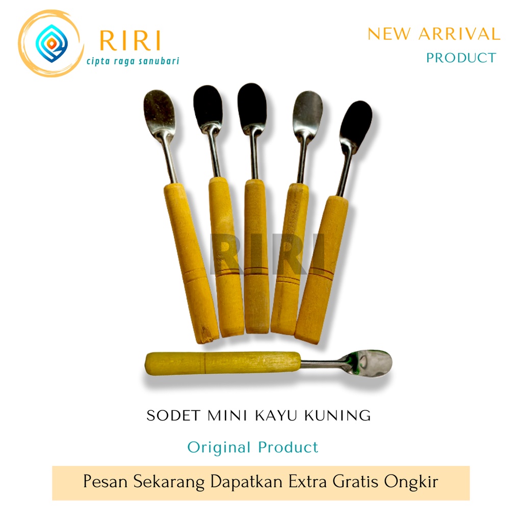 Jual Sutil mini gagang kuning - Sodet kecil gagang kayu - sutil baklor ...