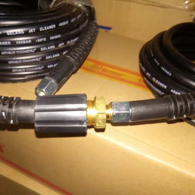 Jual sambungan selang dengan selang jet cleaner moris. nlg. anlu dll ...