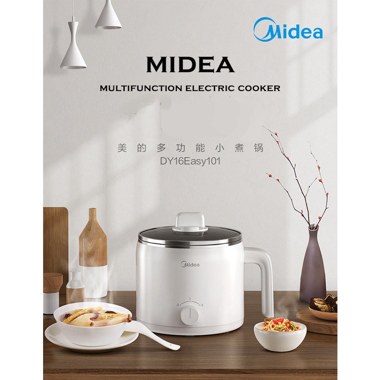 Jual Midea Multi-purpose 1.2L Electric Cooker in White Panci Listrik ...