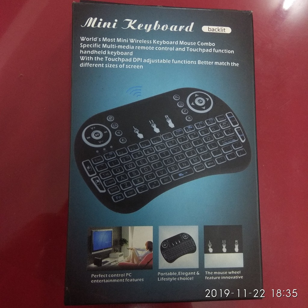 Jual KEYBOARD MINI WIRELES COMBO AAA | Shopee Indonesia
