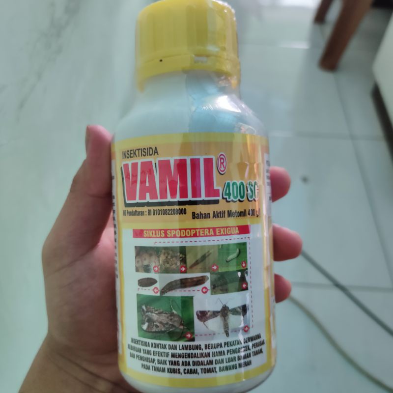 Jual INSEKTISIDA VAMIL 500 ML METOMIL 400 G/L KEMASAN BARU | Shopee ...