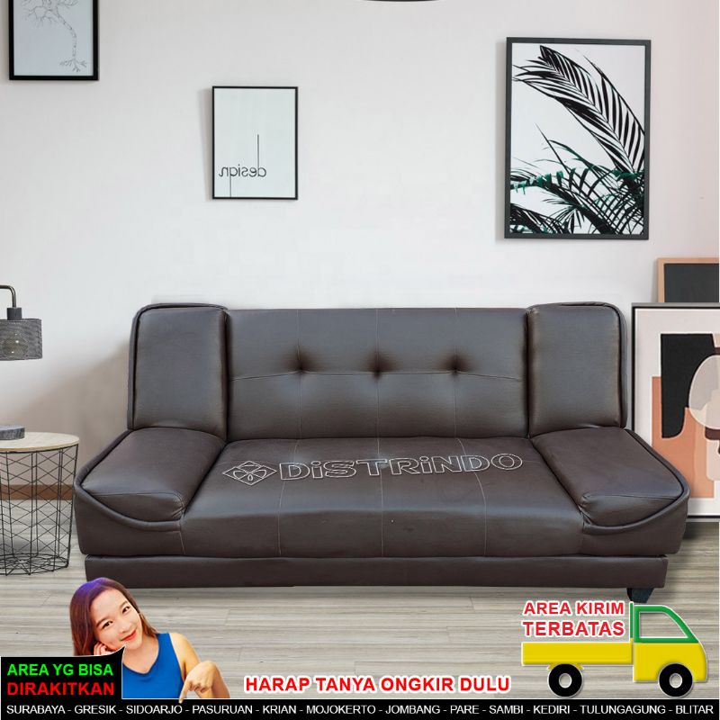 Jual Sofa Bed Sofa Santai Kualitas Super Delux Rangka Kayu Kokoh Busa ...