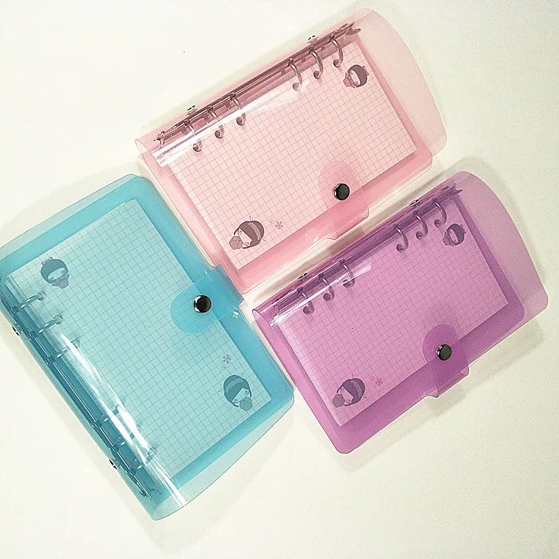 Jual BINDER TRANSPARAN A5 A6 WARNA PINK UNGU BIRU HITAM | Shopee Indonesia