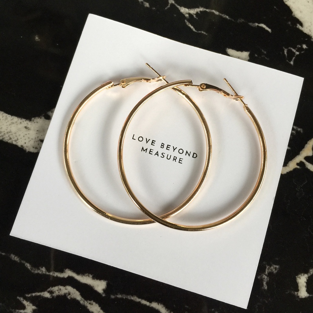 Jual ANTING KOREA - LOVE IS ROUND (BULAT BESAR) | Shopee Indonesia