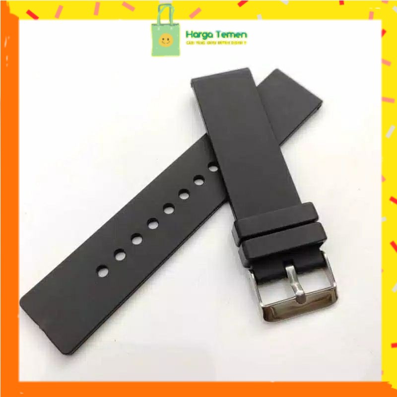 Jual Tali jam tangan Universal Rubber strap Tali jam Universal 22mm ...