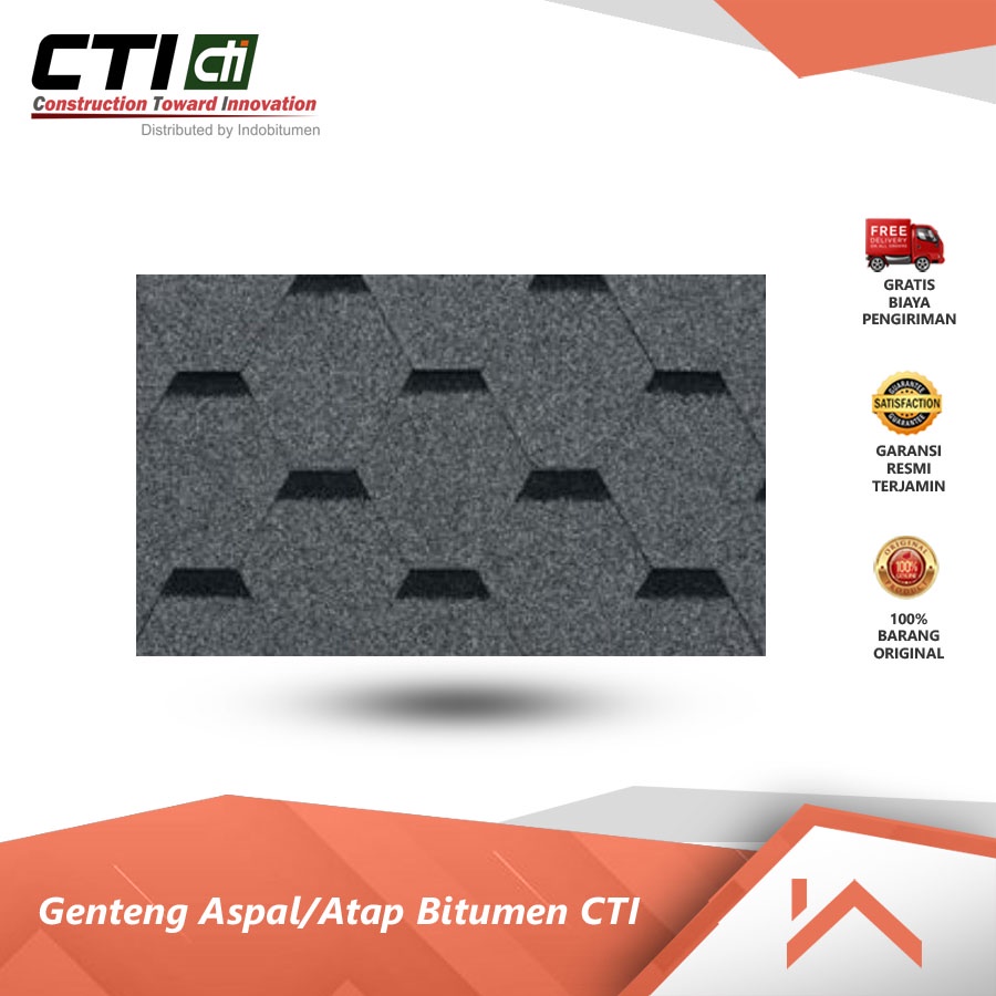 Jual Atap Bitumen CTI CT6 Dark Grey | Shopee Indonesia