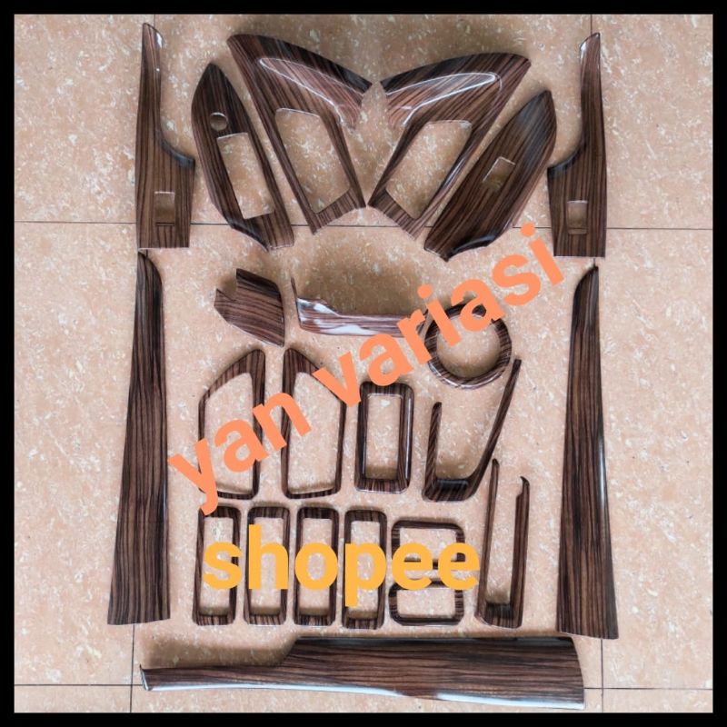 Jual panel kayu dashboard interior toyota all new innova inova reborn ...