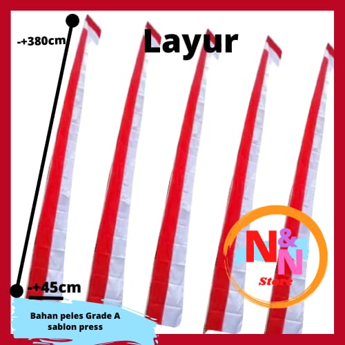 Jual Bendera Indonesia Bendera merah putih Umbul umbul Jumbo Umbul umbul polos | Shopee Indonesia