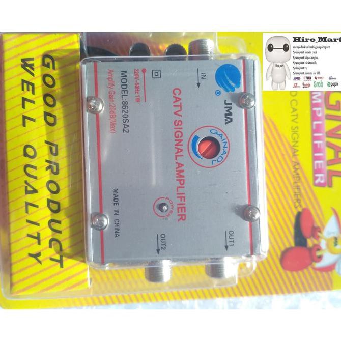 Jual TURUN HARGA Penguat Sinyal TV Signal Booster/CATV Amplifier+2 ...