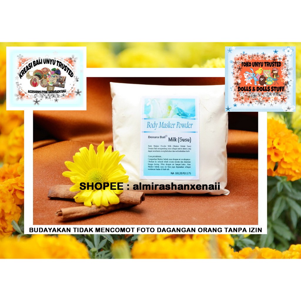 Jual Denara Bali Body Mask Powder (MASKER BADAN) ORIGINAL 100 Gr (PRE ...