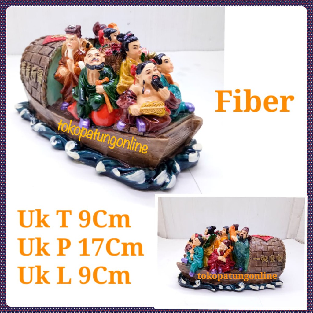 Jual Patung 8 Dewa Pa Sien Fiber 01 | Shopee Indonesia