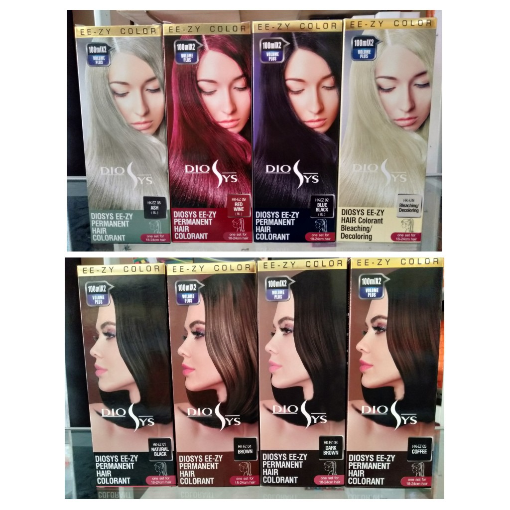 Jual Diosys permanent hair color 100ml | Shopee Indonesia