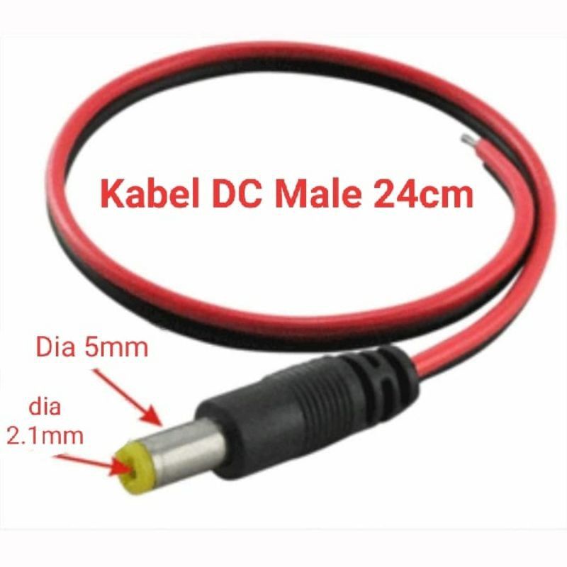 Jual Konektor Kamera Cctv DC Male Kabel/Jack DC camera Cctv cowok High Quality | Shopee Indonesia