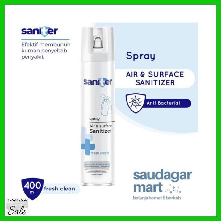 Jual CLEANERCONTACT- SANITER AIR SANITIZER AEROSOL 400ML | DESINFEKTAN ...