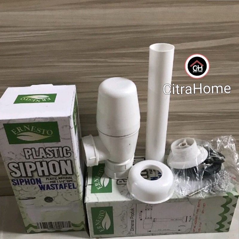 Jual Sifon Wastafel Botol Pelastik Ernesto /Avur ukuran pipa PVC 1,1/4 ...